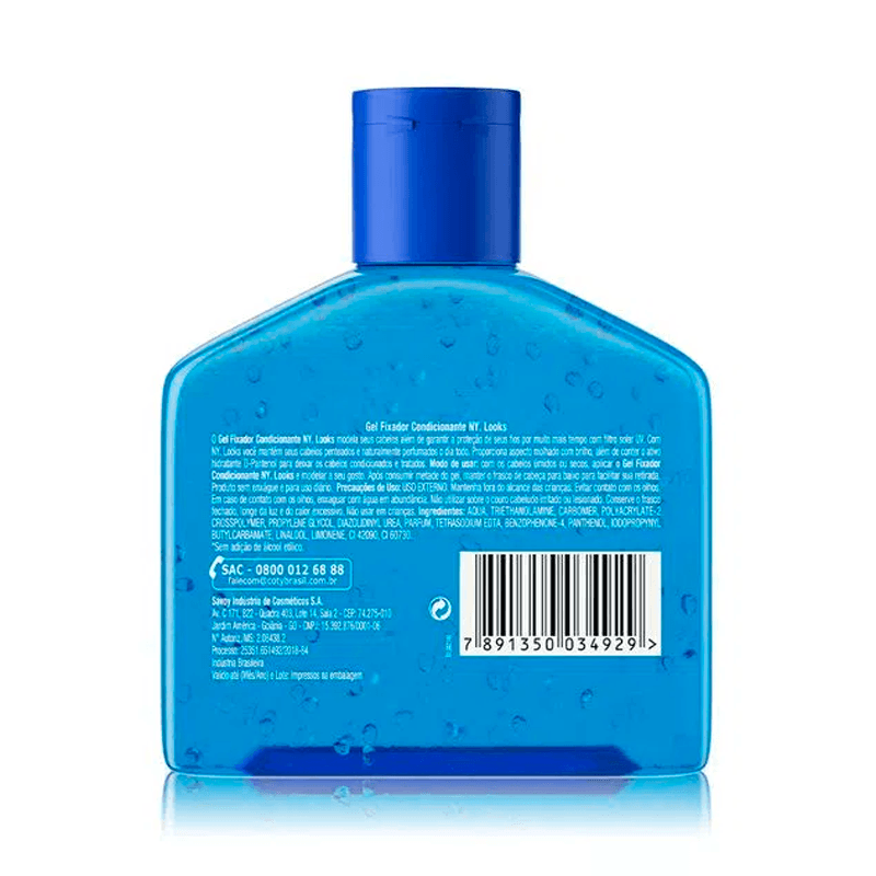 Gel Fixador Capilar Ny Looks Mega Fixação 240g