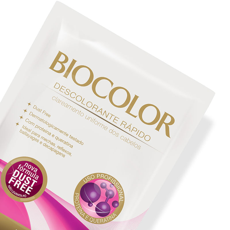 Pó Descolorante Biocolor Proteína e Queratina Sachê 50g