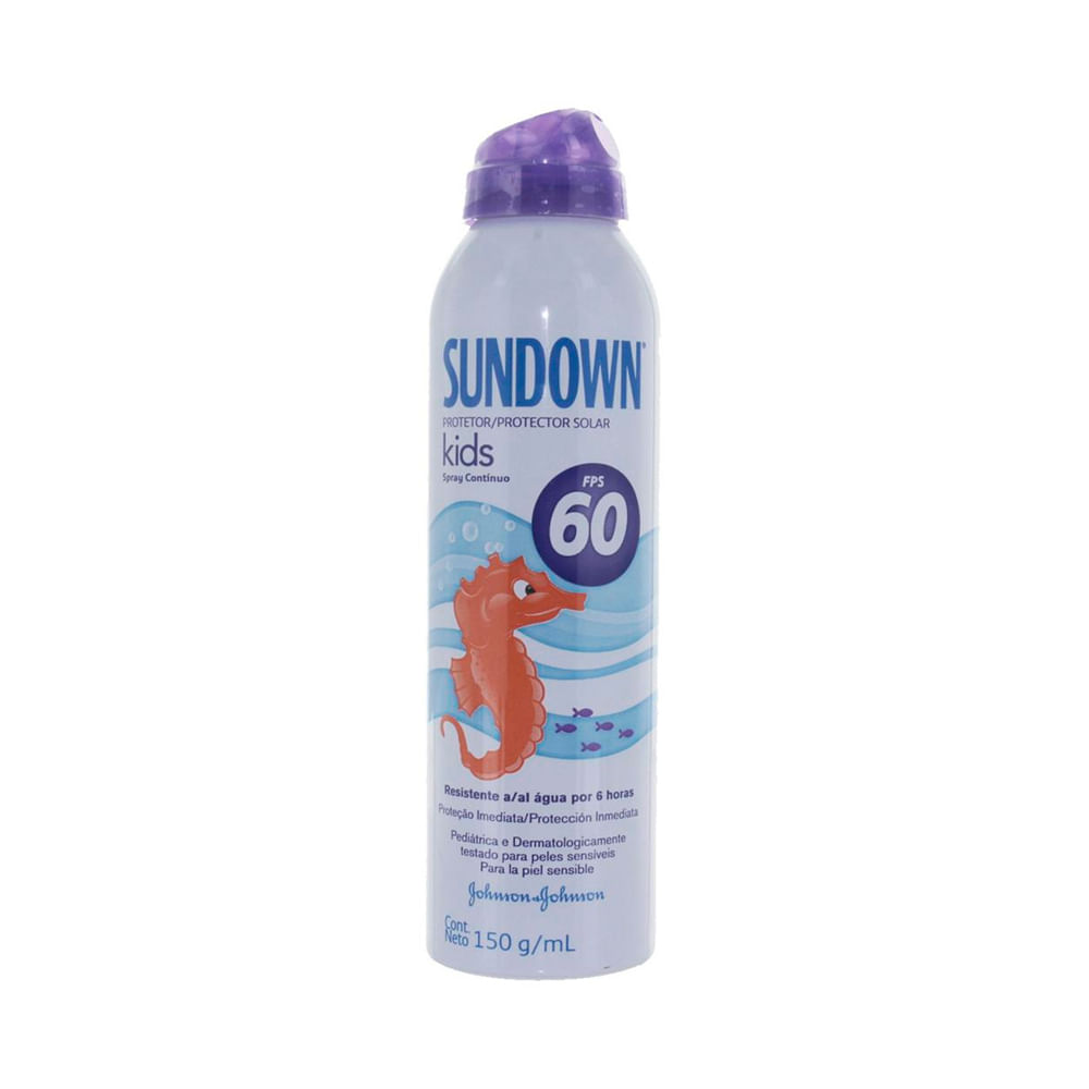 Protetor Solar Sundown Kids Spray FPS60 150ml