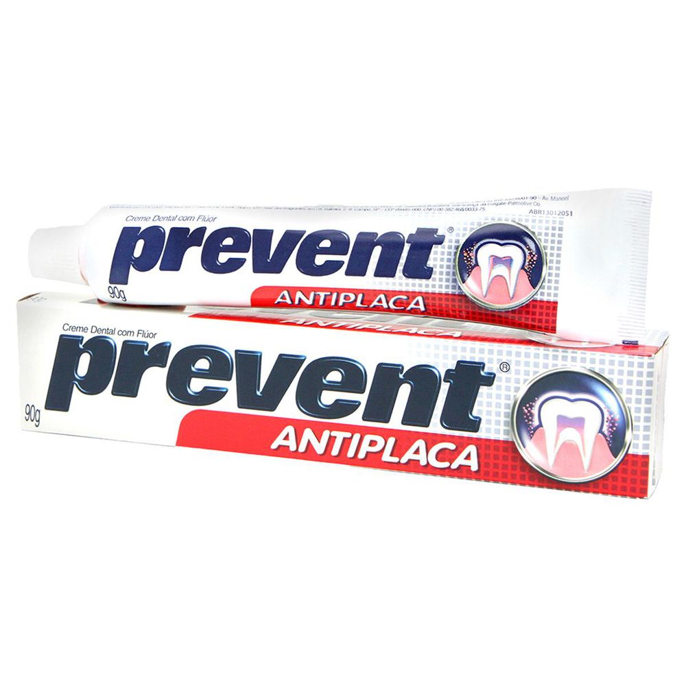 Creme Dental Prevent Antiplaca 90g com Proteção Diária | Drogal