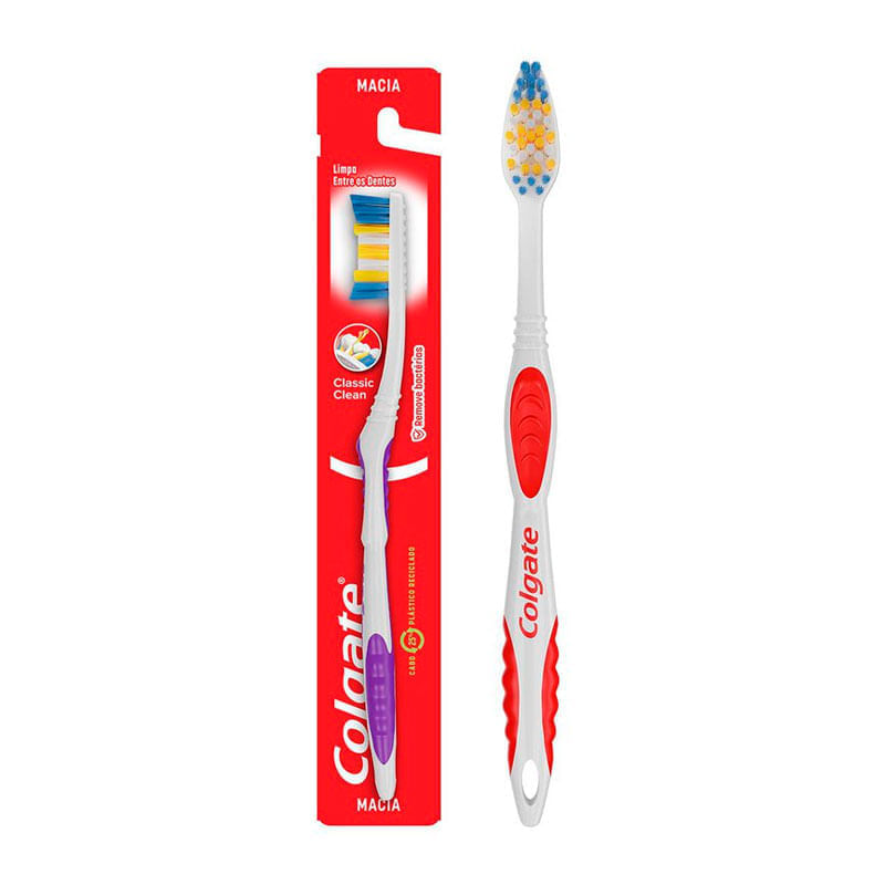 Escova Dental Colgate Classic Clean Macia 1 Unidade