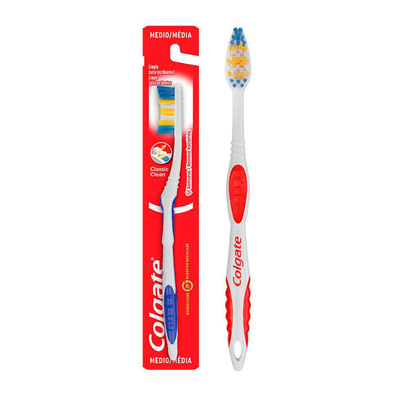 Escova Dental Colgate Classic Clean Média 1 Unidade