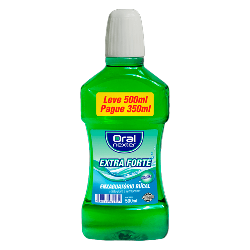 Enxaguatório Bucal Oral Nexter Extra Forte Sabor Menta 500ml |Drogal