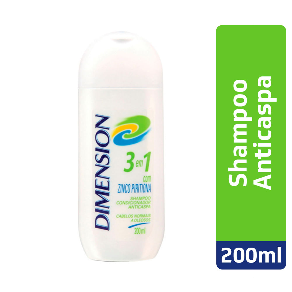 Shampoo Dimension 3 Em 1 200ml