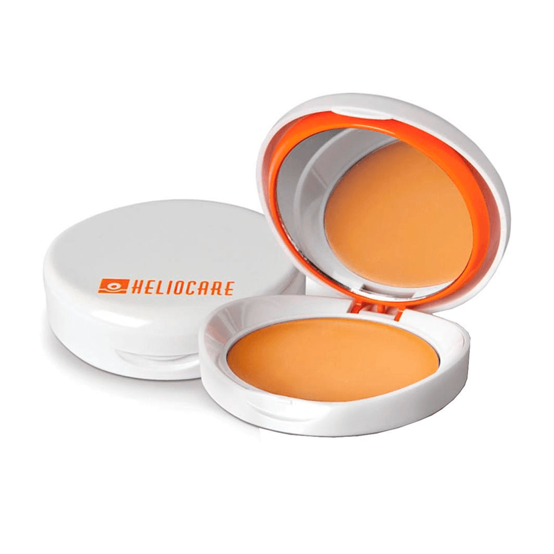 Base Compacta Heliocare Max Defense Oil Free Toque Seco FPS50 Light 10g