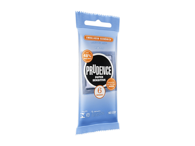 Preservativo Prudence Super Sensitive 6 unidades