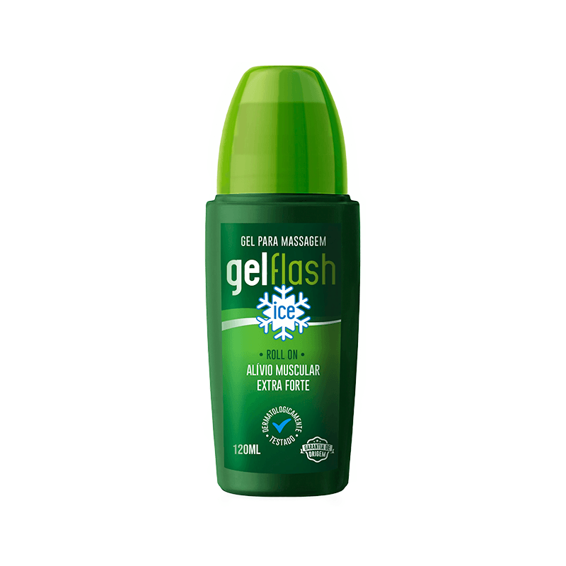 Roll On Massageador Gel Flash 120ml