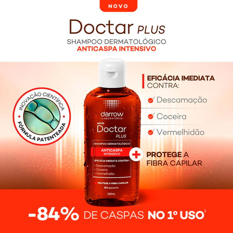 Shampoo Anticaspa Darrow Doctar Plus 120ml