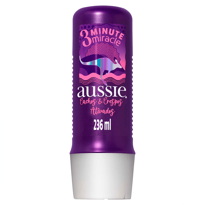 Creme de Tratamento Aussie 3 Minutos Milagrosos Cachos e Crespos 236ml