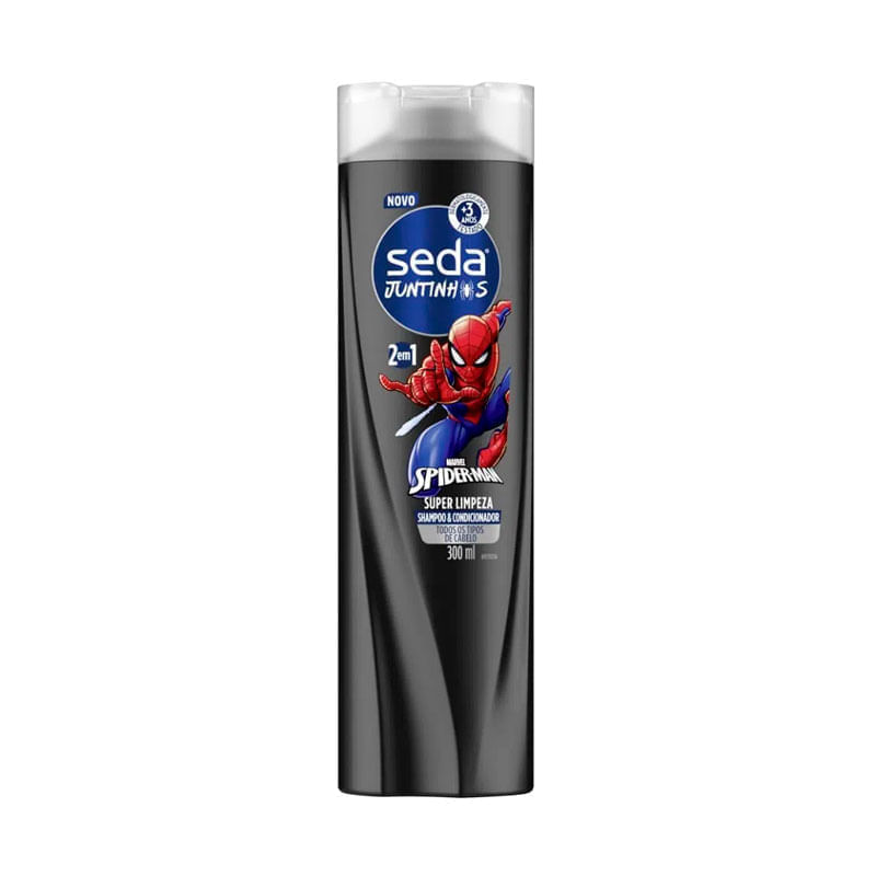 Shampoo Seda Juntinhos 2em1 Marvel Spider-Man 300ml