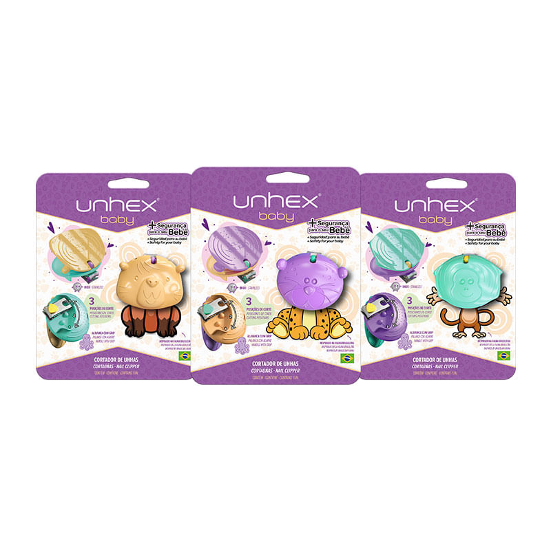 Cortador de Unhas Unhex Baby 1 Unidade