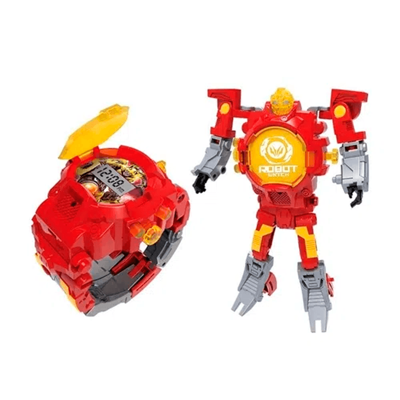 Não Perca a Hora de Brincar! Robot Watch 2 Em 1 Relógio e Robô