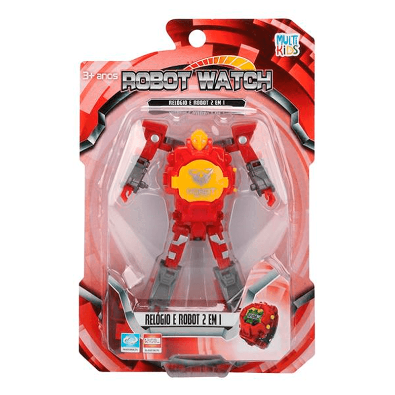 Não Perca a Hora de Brincar! Robot Watch 2 Em 1 Relógio e Robô