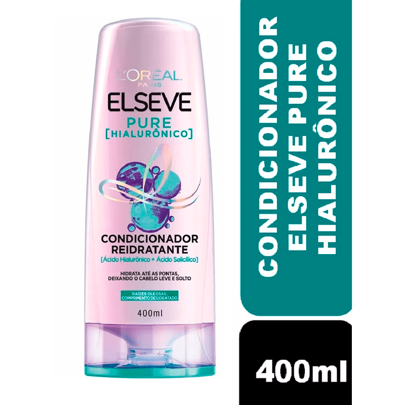 Condicionador Elseve Pure Hialurônico 400ml