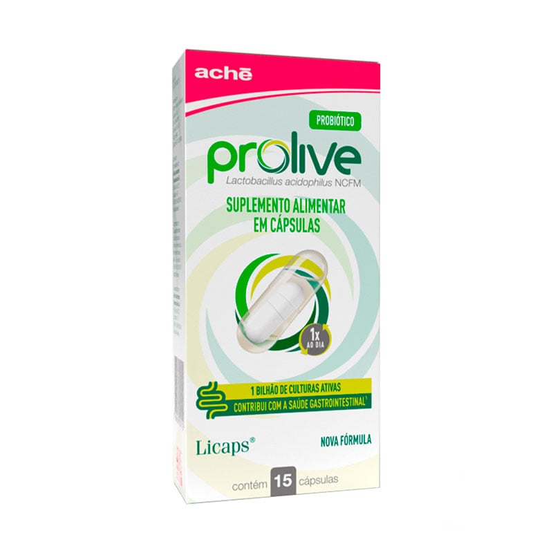 Suplemento Alimentar Prolive 15 Cápsulas
