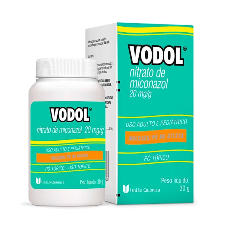 Vodol 20mg/ml Pó Tópico 30g