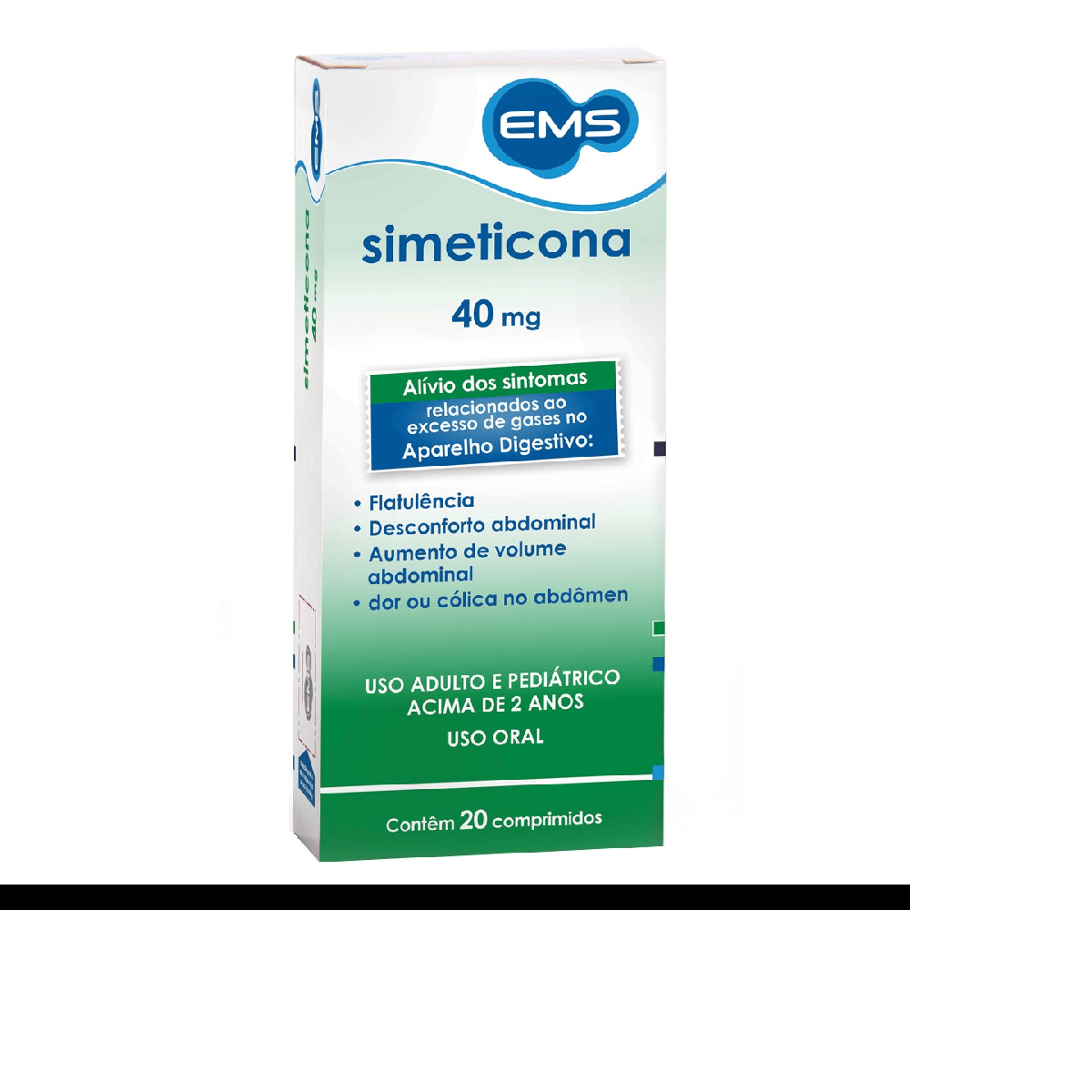 Simeticona EMS 40mg 20 Comprimidos em Oferta | Drogal