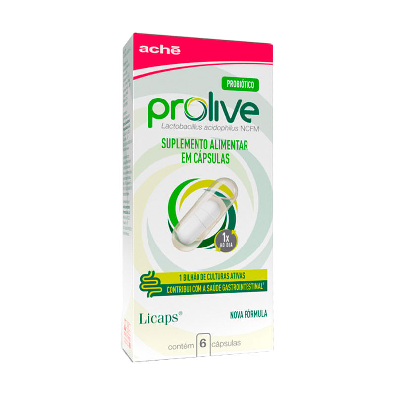 Suplemento Alimentar Prolive 6 Cápsulas