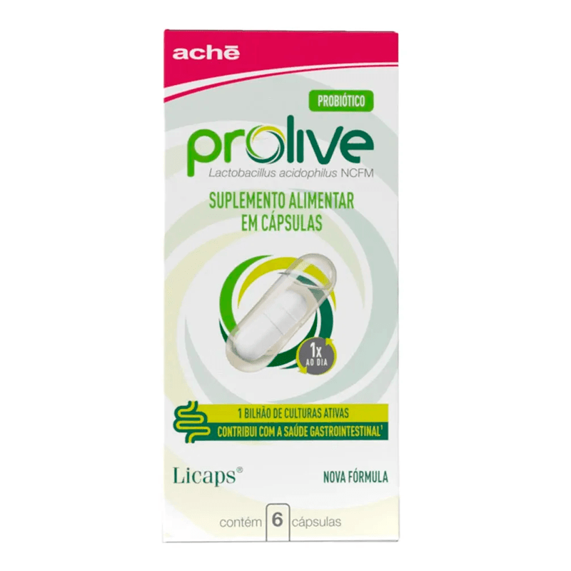 Suplemento Alimentar Prolive 6 Cápsulas