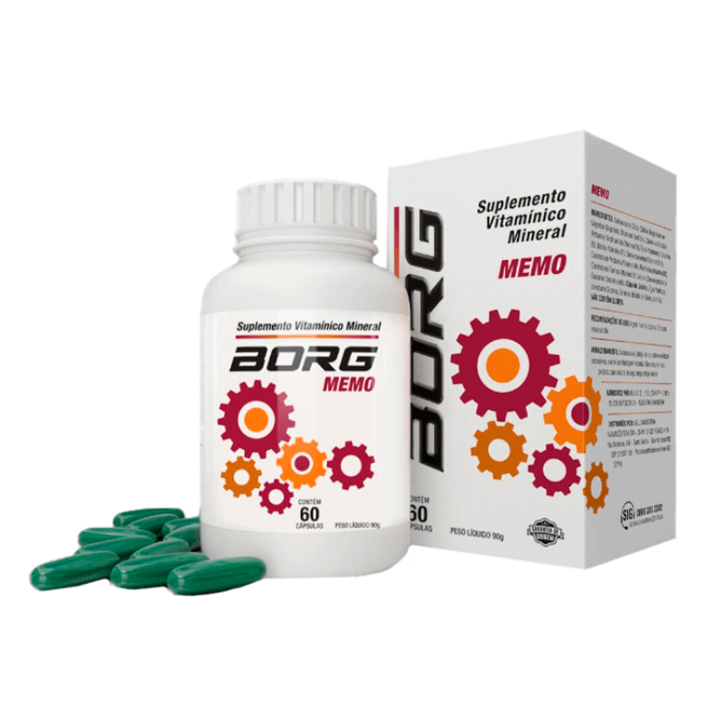 Suplemento Alimentar Borg Memo - Compre Na Farmacia Drogal