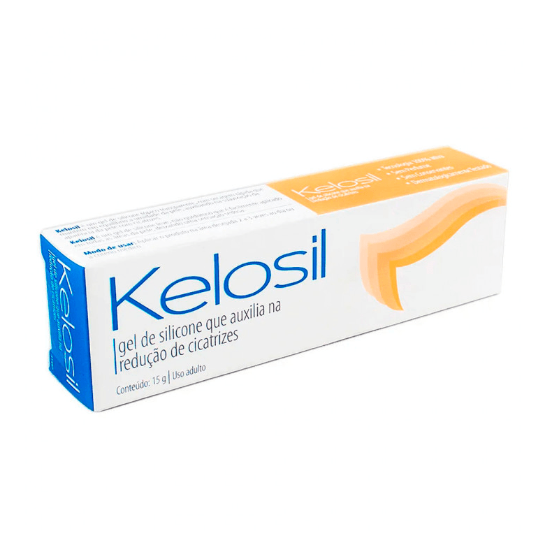 Kelosil Gel Silicone 15g para Cicatrização em Oferta | Drogal