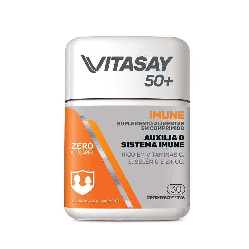 Suplemento Alimentar Vitasay 50+ Imune 30 Comprimidos Revestidos