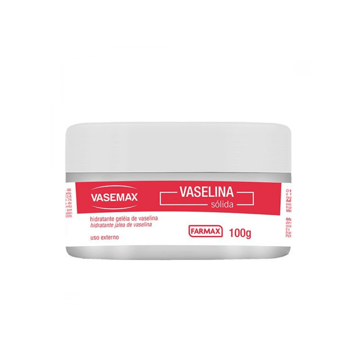 Geleia de Vaselina Vasemax Pura 100g