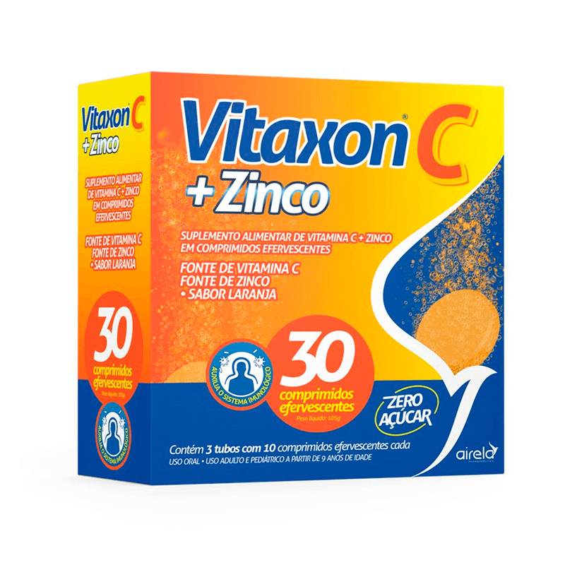 Vitaxon C + Zinco 30 Comprimidos