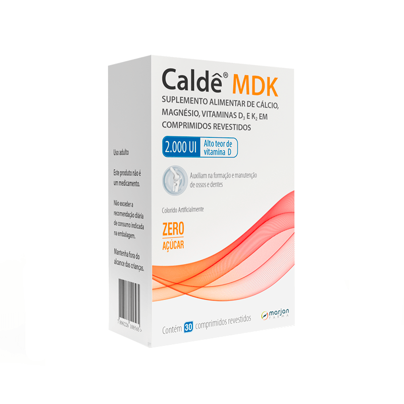 Suplemento Alimentar Caldê MDK 2.000UI 30 Comprimidos: Na Drogal