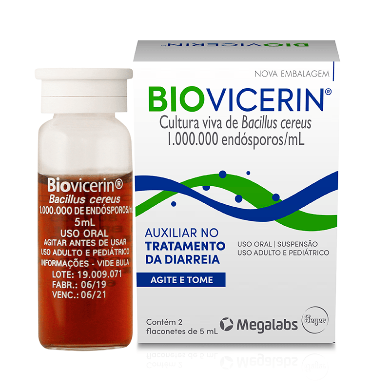 Biovicerin Contém 2 Flaconetes de 5ml Cada