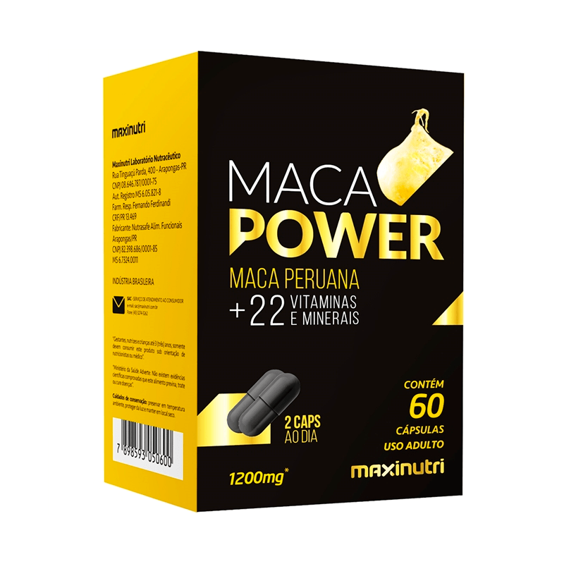 Maca Power 1.200mg 60 Cápsulas