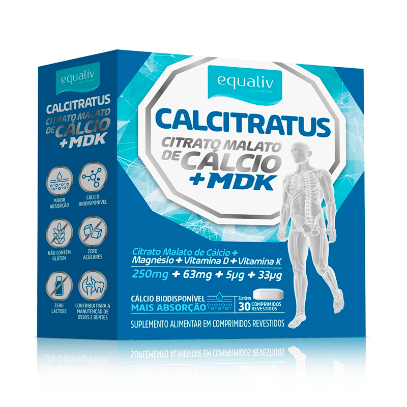 Calcitratus + MDK Equaliv 30 Comprimidos Revestidos