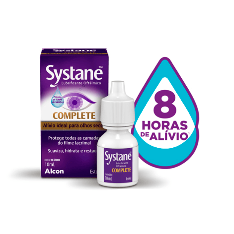 Systane Complete Lubrificante Oftálmica Estéril 10ml