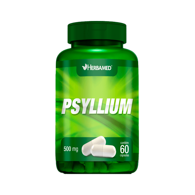 Psyllium 500mg 60 Cápsulas