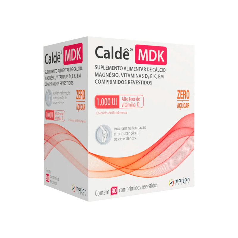 Suplemento Alimentar Caldê MDK 1.000UI 90 Comprimidos: Drogal