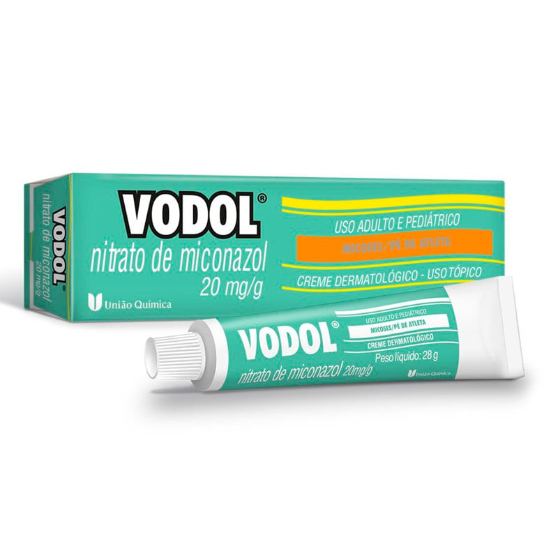 Vodol 20mg/g Creme Dermatológico: Como Usar, Preço | Drogal