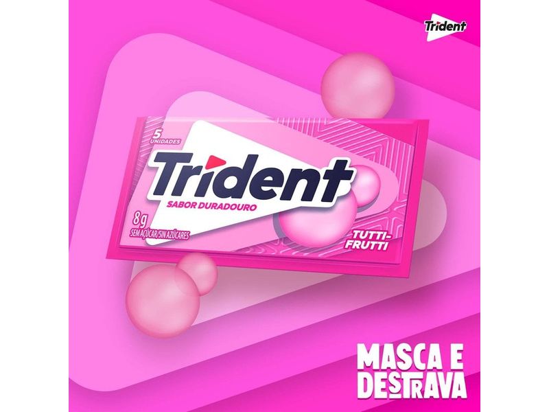 Goma de Mascar Trident Tutti Frutti 8g Goma de Mascar Trident Tutti Frutti 8g