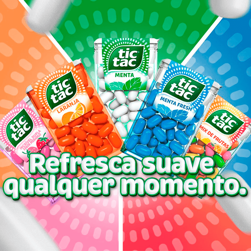 Pastilha Tic Tac Sabor Menta 16g