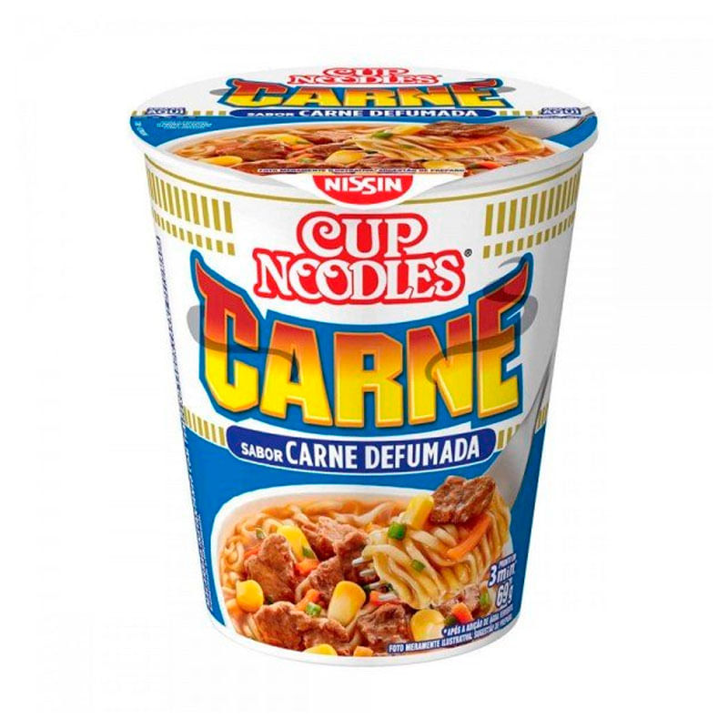 Macarrão Instantâneo Cup Noodles Carne Defumada 85g