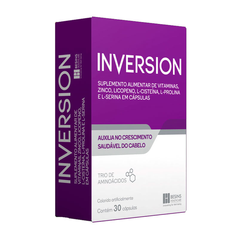 Suplemento Alimentar Inversion 30 Cápsulas | Farmácia Online Drogal