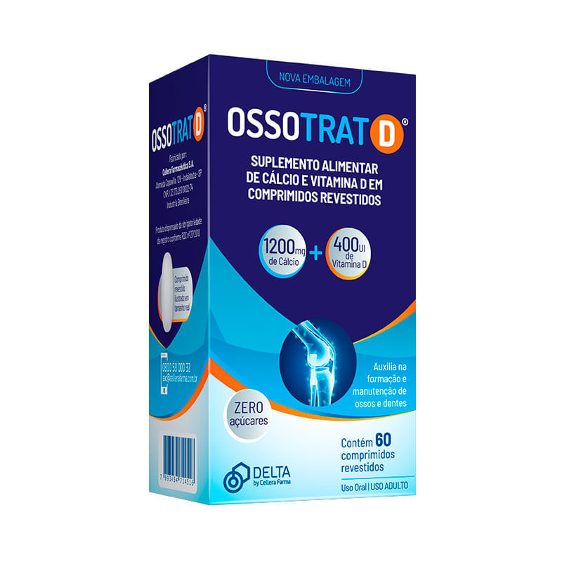 Suplemento Alimentar Ossotrat-D: Para que Serve | Drogal
