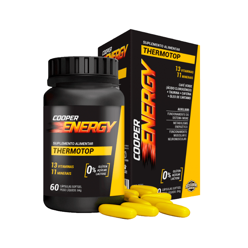 Suplemento alimentar Cooper Energy Thermotop 60 Cápsulas Softgel