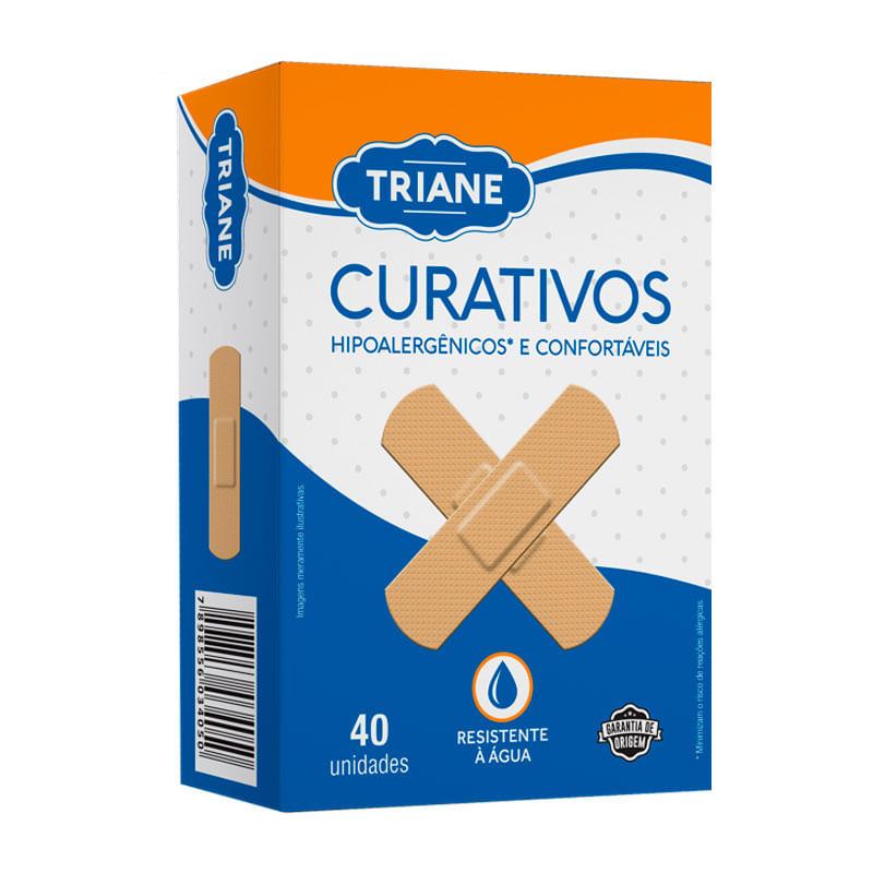 Curativos Triane Cor Bege 40 Unidades