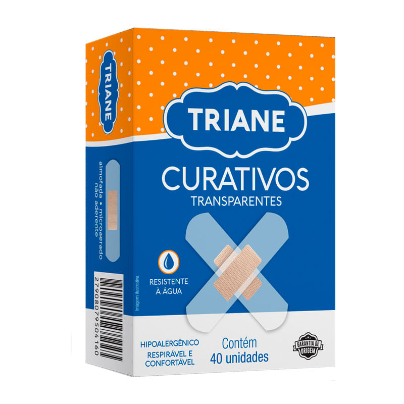 Curativos Transparentes Triane 40 Unidades