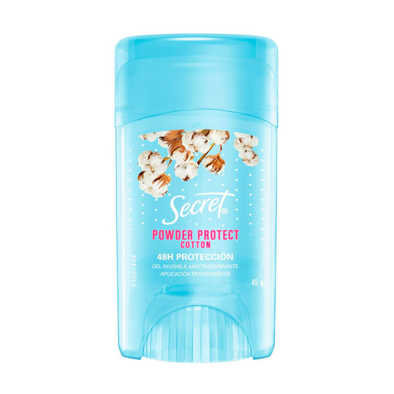 Desodorante Antitranspirante em Gel Secret Powder Protect Cotton 45g