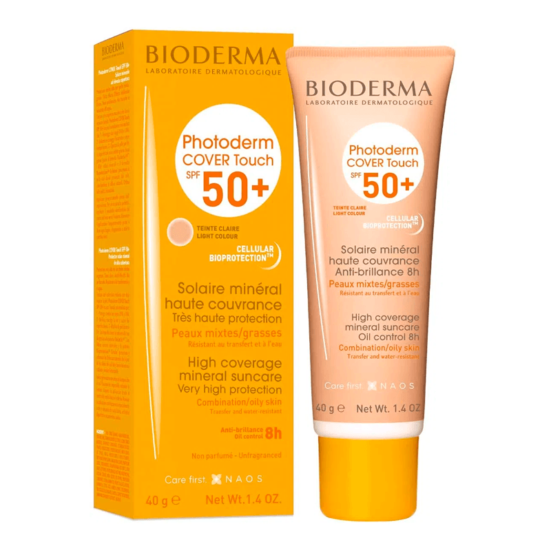 Protetor Solar Bioderma Photoderm Cover Touch FPS50+ Dourado