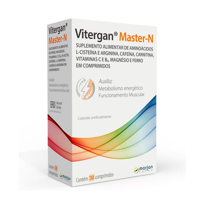 Vitergan Master-N 30 Comprimidos: Como Tomar, Preço - Drogal