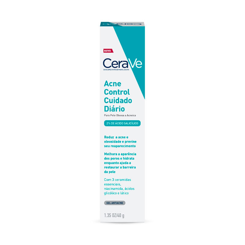 Gel Antiacne Cerave Acne Control Cuidado Diário 40g