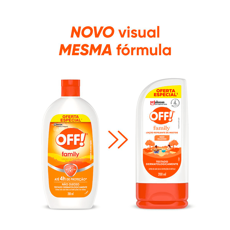 Loção Repelente Off Family 200ml | Proteção para a Família