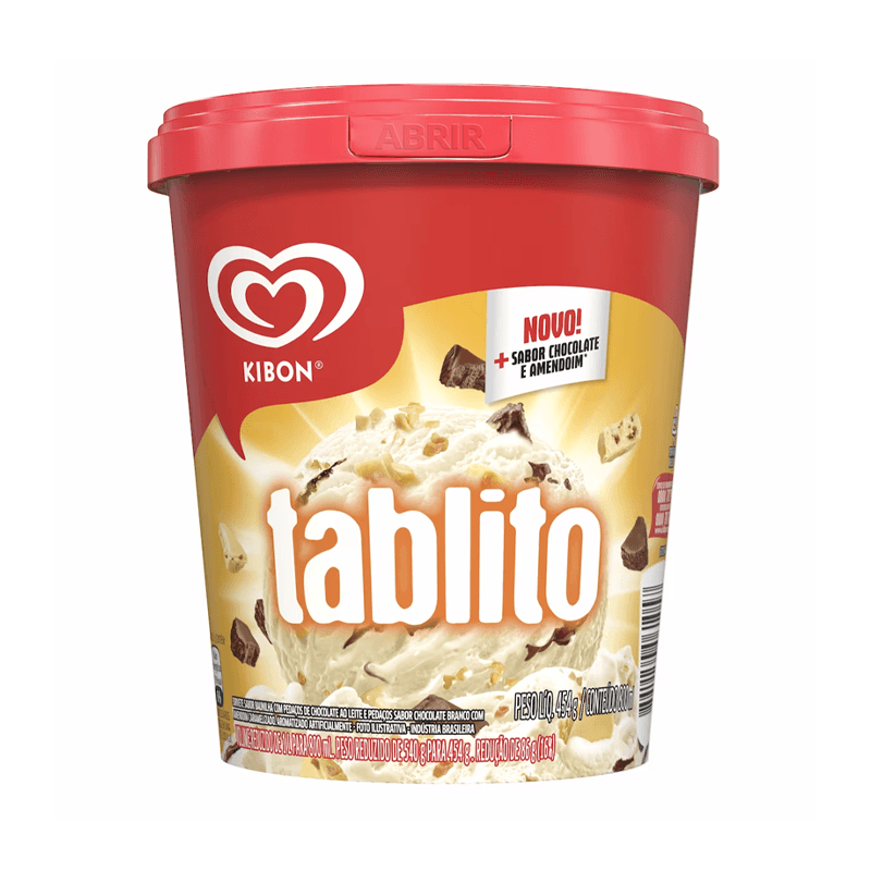 Sorvete Kibon Blast Tablito Pote 800ml | Farmácia Online Drogal